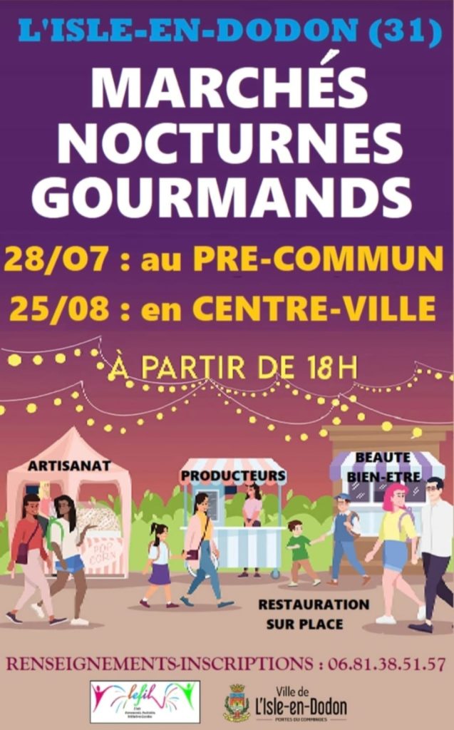 Marché nocturne gourmand – L'ISLE-EN-DODON